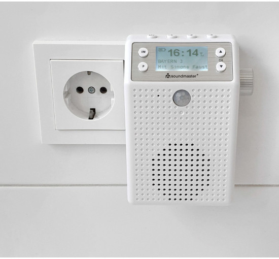 Настенный радиоприемник DAB+/FM Soundmaster DAB60WE с детектором ...